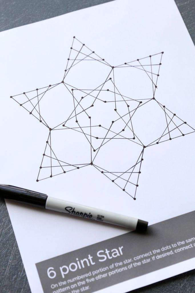Geometric Line Art Worksheets - It's Always Autumn