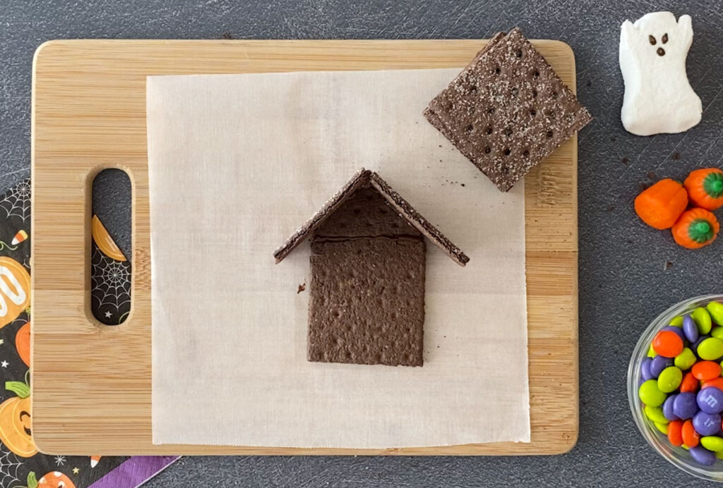 Super Easy Halloween "Gingerbread" House - It's Always Autumn