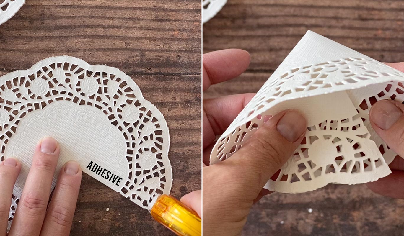 Make Paper Doily Christmas Trees {w/Dollar Store supplies} - It's ...