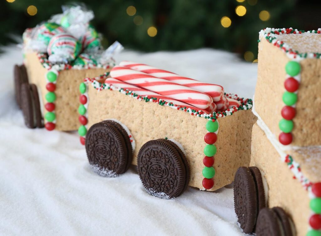 How to make a Christmas Candy Train - It's Always Autumn
