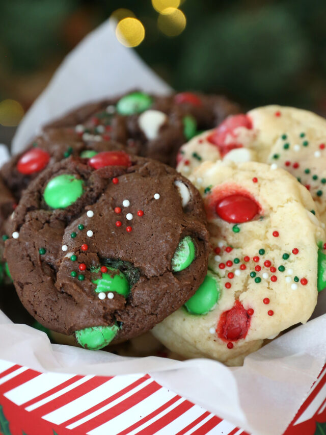 Cake Mix Christmas Cookies {Chocolate Or Vanilla!} Story - It's Always ...