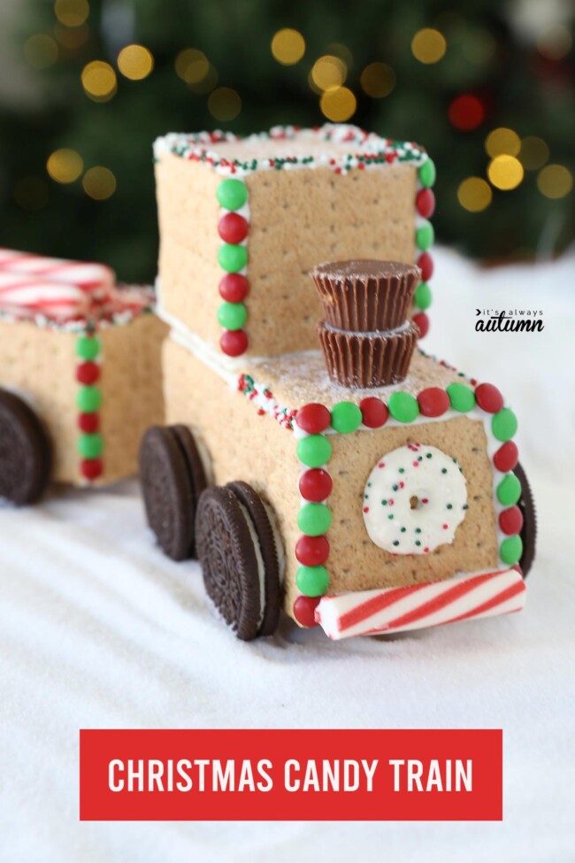 How to make a Christmas Candy Train - It's Always Autumn