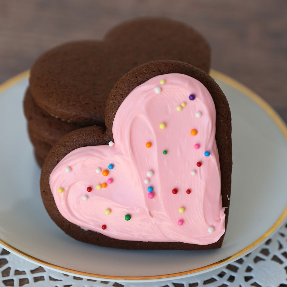 Soft Chocolate Sugar Cookies - It's Always Autumn