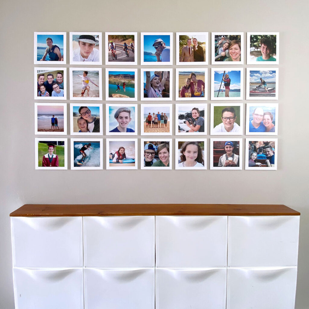 DIY photo mounting for a cheap + easy gallery wall - It's Always Autumn