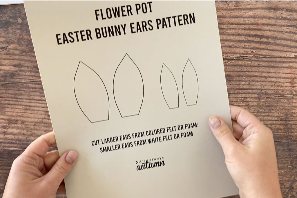 Flower Pot Bunny Craft {Easter craft for kids} - It's Always Autumn