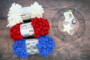 American Flag Loop Yarn Wreath - It's Always Autumn