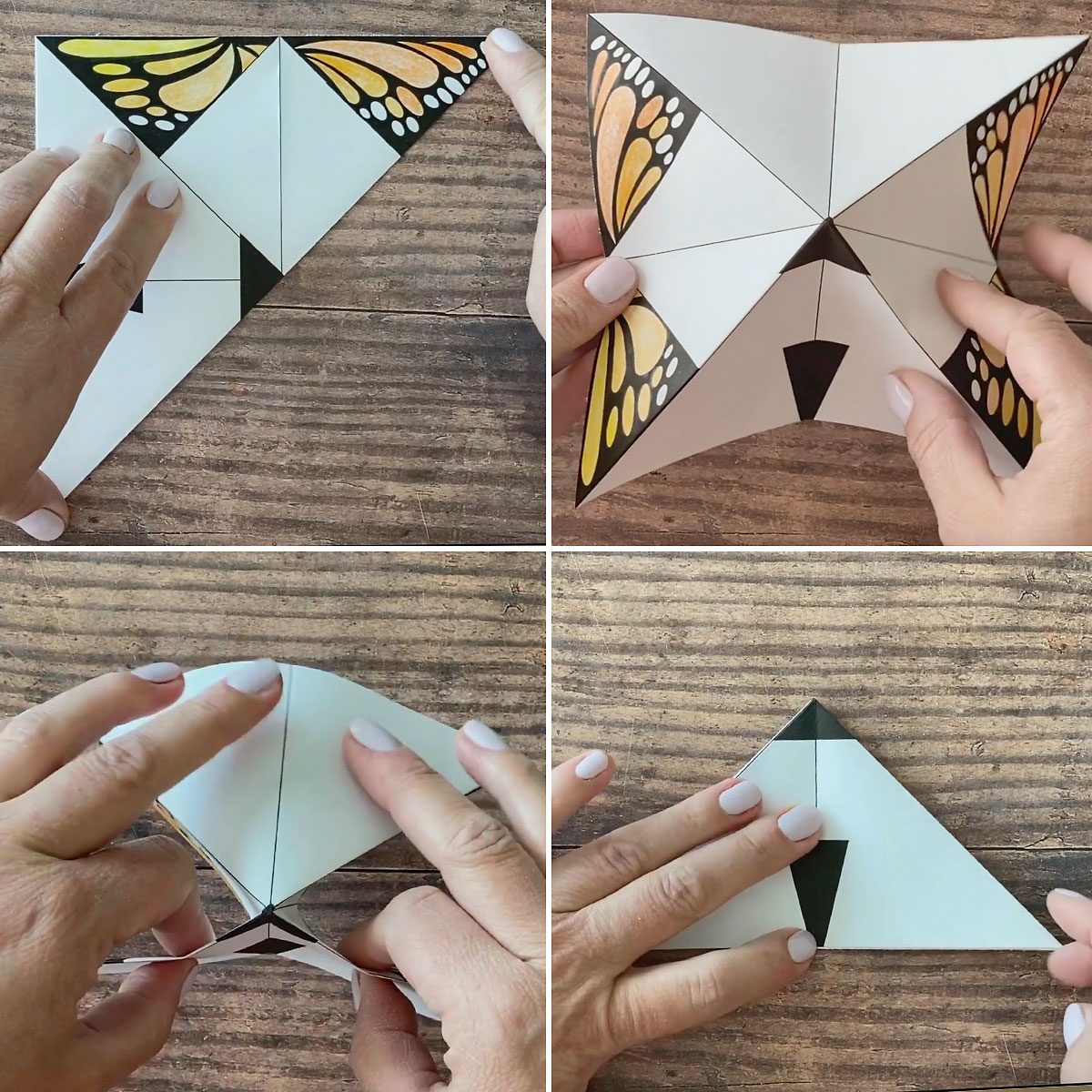 Butterfly Origami How To Make Paper Origami Butterfly Easy Step By