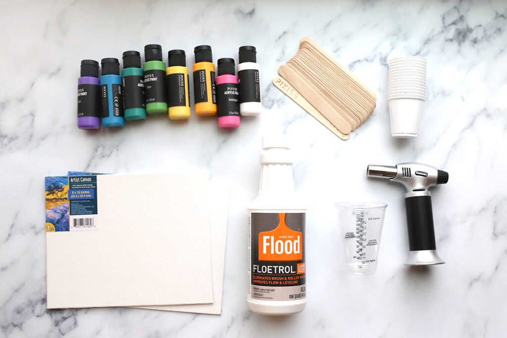 Acrylic Pour Painting for Beginners - It's Always Autumn