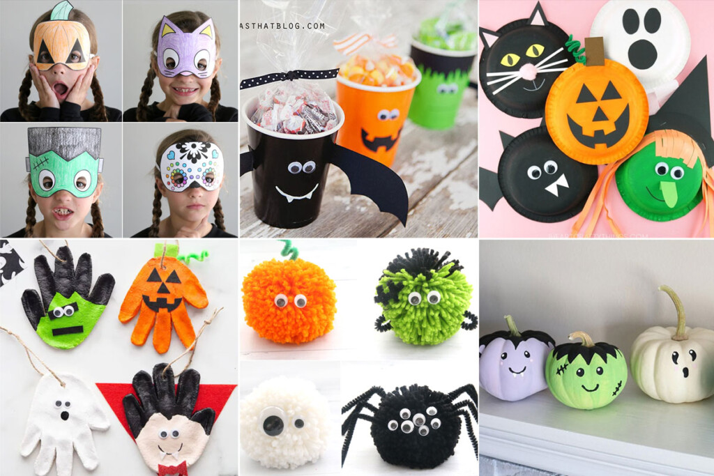 45 Cute, Easy Halloween Crafts for Kids - It's Always Autumn