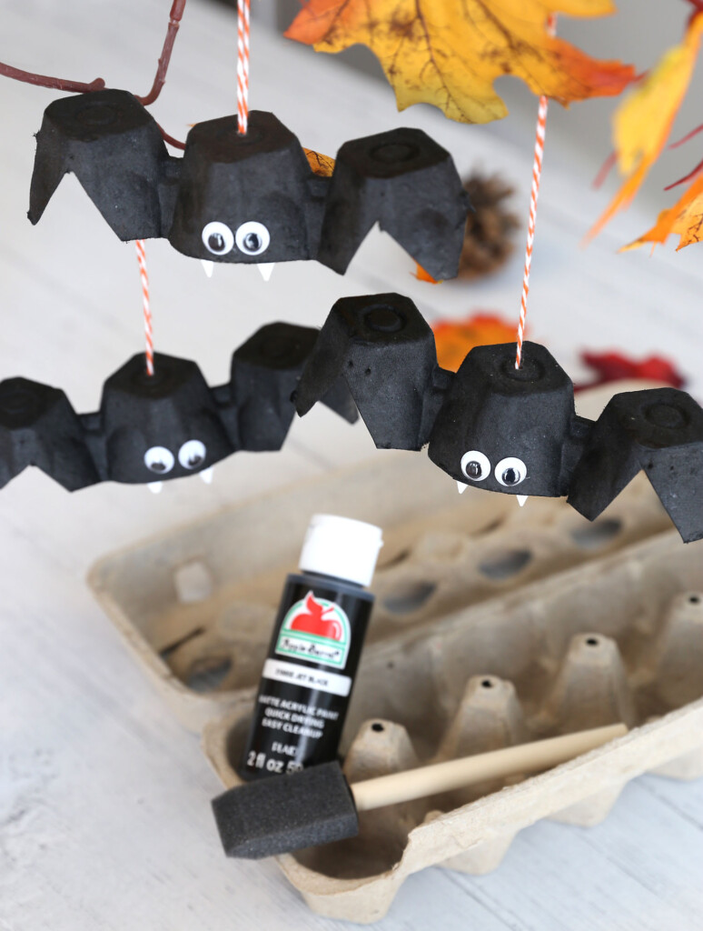 Easy Egg Carton Bat Craft for Kids - It's Always Autumn