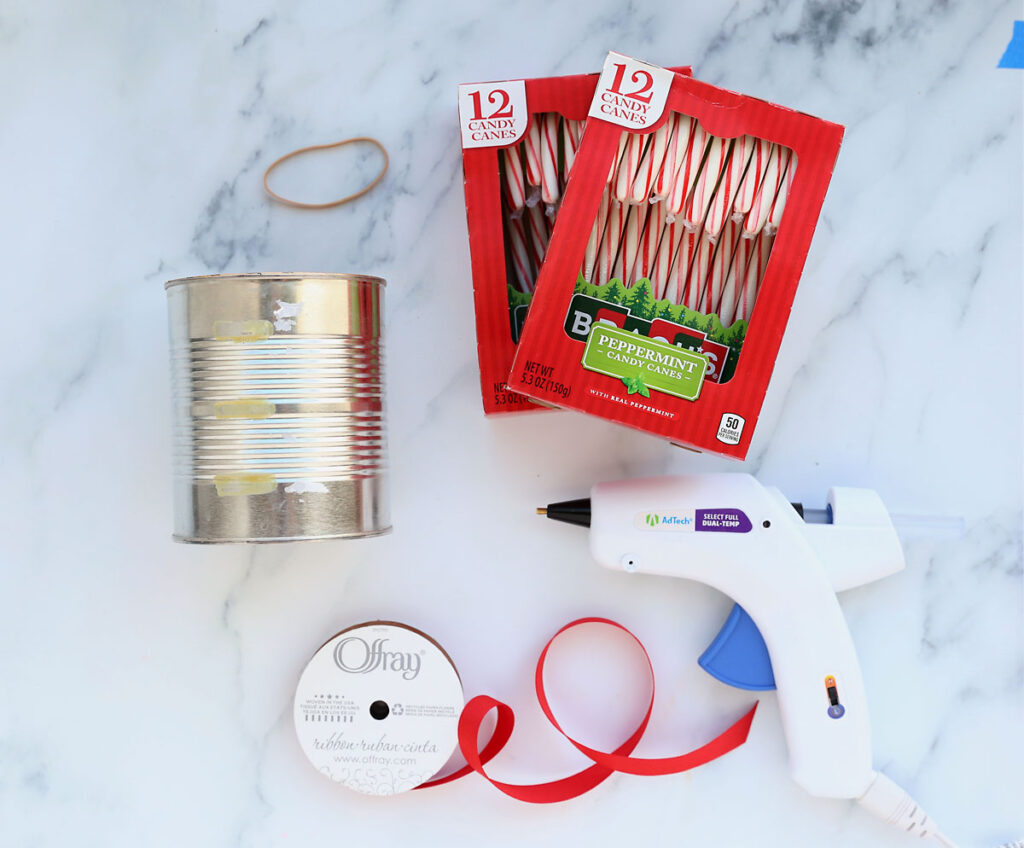 DIY Candy Cane Centerpiece - It's Always Autumn