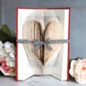 Folded Book Heart {Printable Pattern} - It's Always Autumn