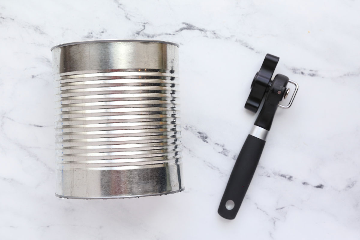 DIY Smashed Can Door Hanger - It's Always Autumn