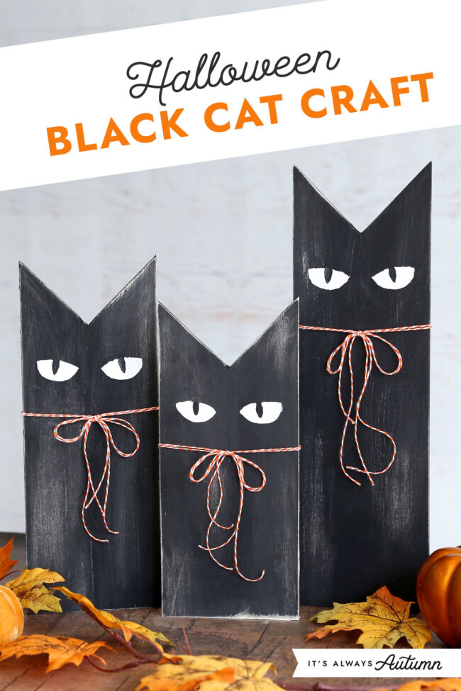 Halloween Black Cat Craft - It's Always Autumn