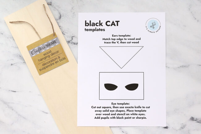 Halloween Black Cat Craft - It's Always Autumn