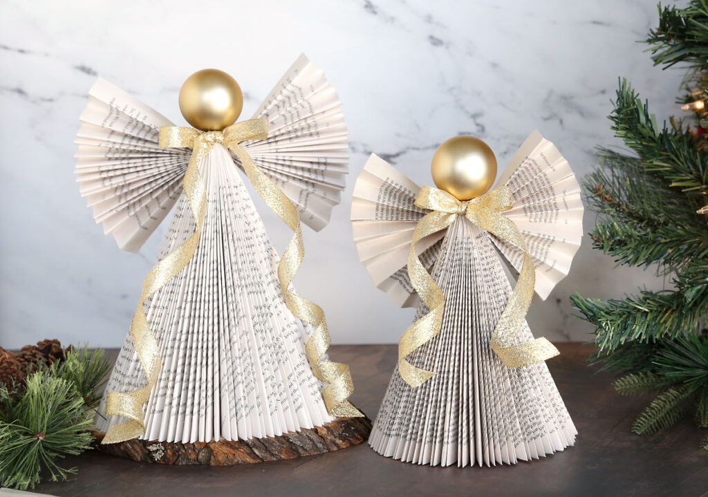 Folded Book Angel {Easy!} - It's Always Autumn