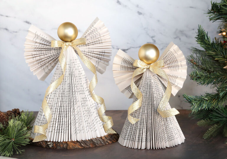 Folded Book Angel {Easy!} - It's Always Autumn