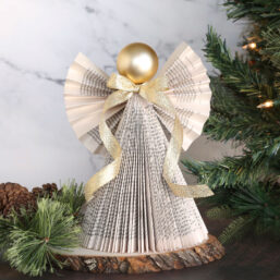 DIY Folded Book Vase - It's Always Autumn