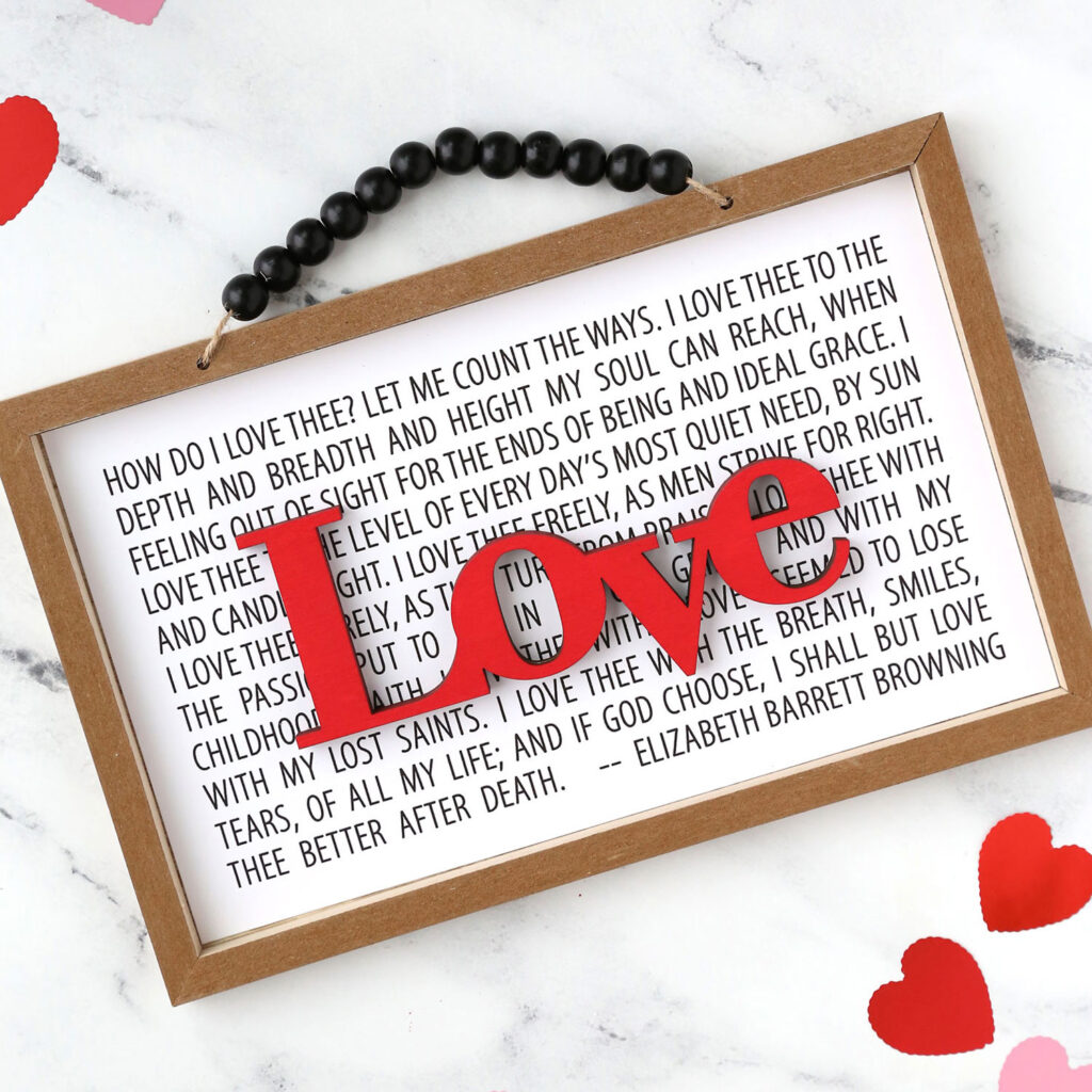 Easy DIY "Love" Sign - It's Always Autumn