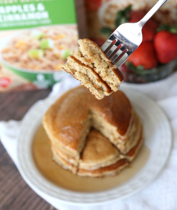 Delicious Instant Oatmeal Pancakes - It's Always Autumn