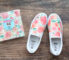 DIY Floral Sneakers {using napkins!} - It's Always Autumn