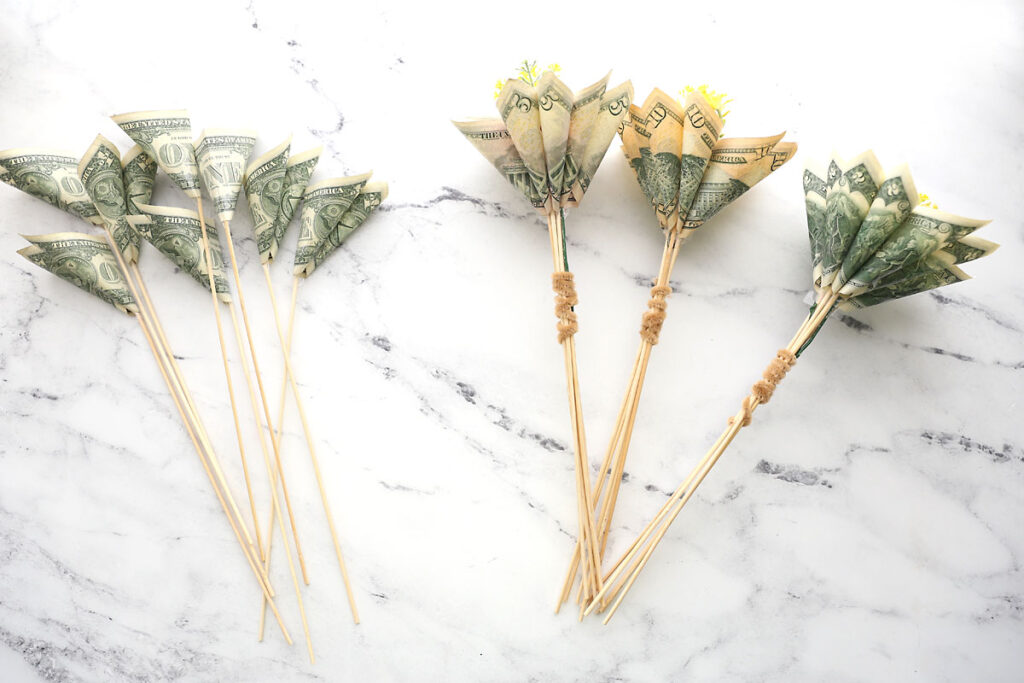 DIY Money Bouquet (Easy!) - It's Always Autumn