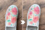 DIY Floral Sneakers {using napkins!} - It's Always Autumn