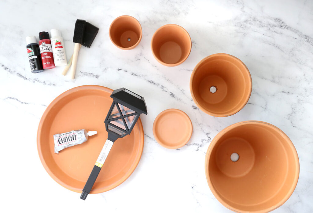 DIY Lighthouse {Using Flower Pots} - It's Always Autumn