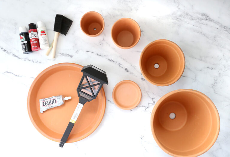 DIY Lighthouse {Using Flower Pots} - It's Always Autumn