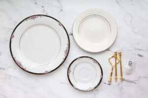 DIY Tiered Dessert Tray from Thrifted Plates - It's Always Autumn