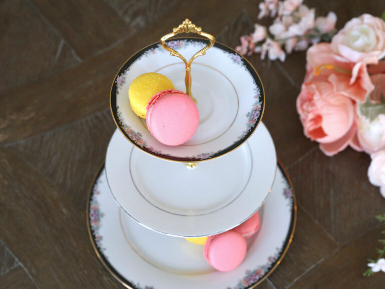 DIY Tiered Dessert Tray from Thrifted Plates - It's Always Autumn