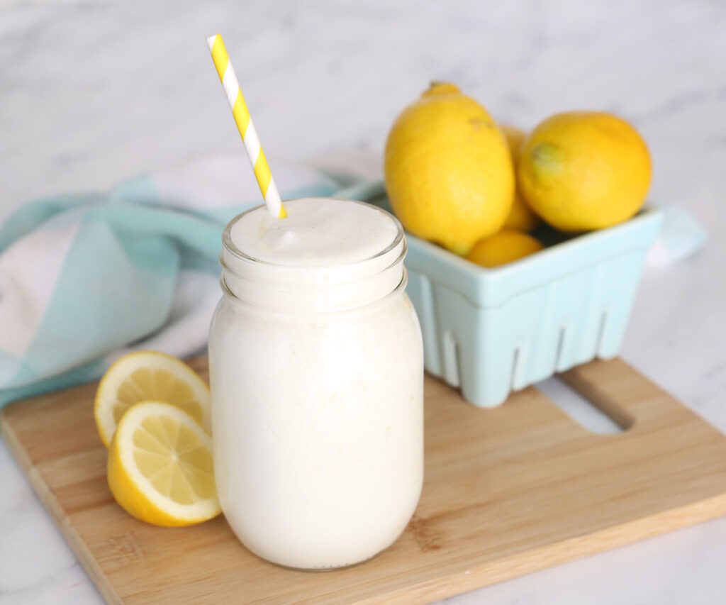 Healthy Frosted Lemonade - It's Always Autumn