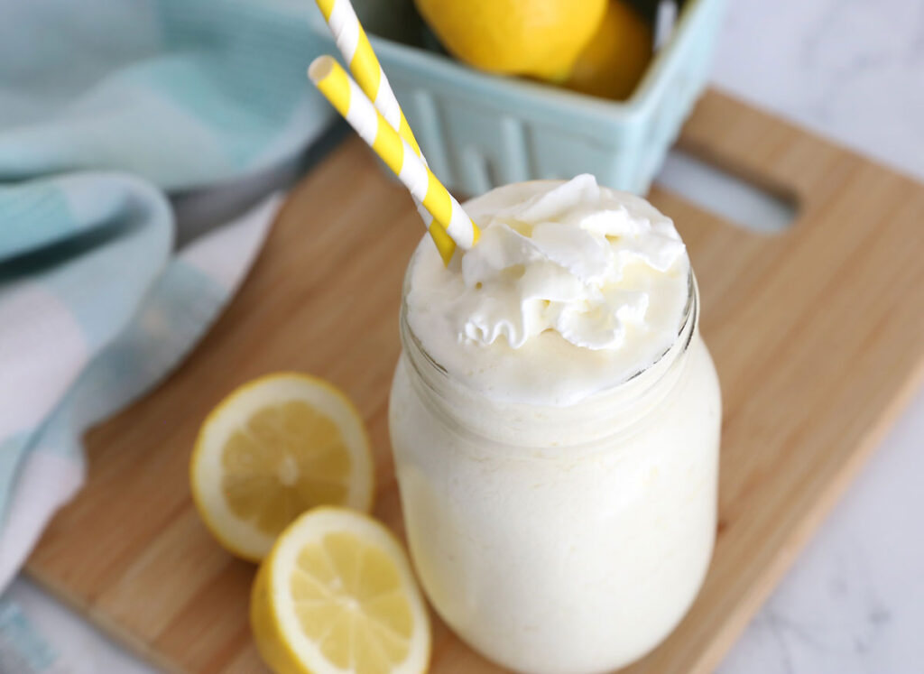 Healthy Frosted Lemonade - It's Always Autumn