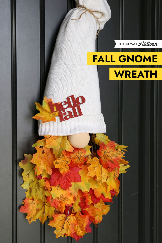 Fall Gnome Wreath - It's Always Autumn