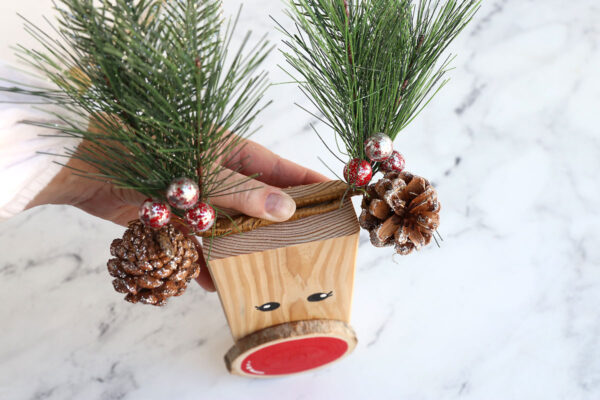 Wood Block Reindeer Craft - It's Always Autumn