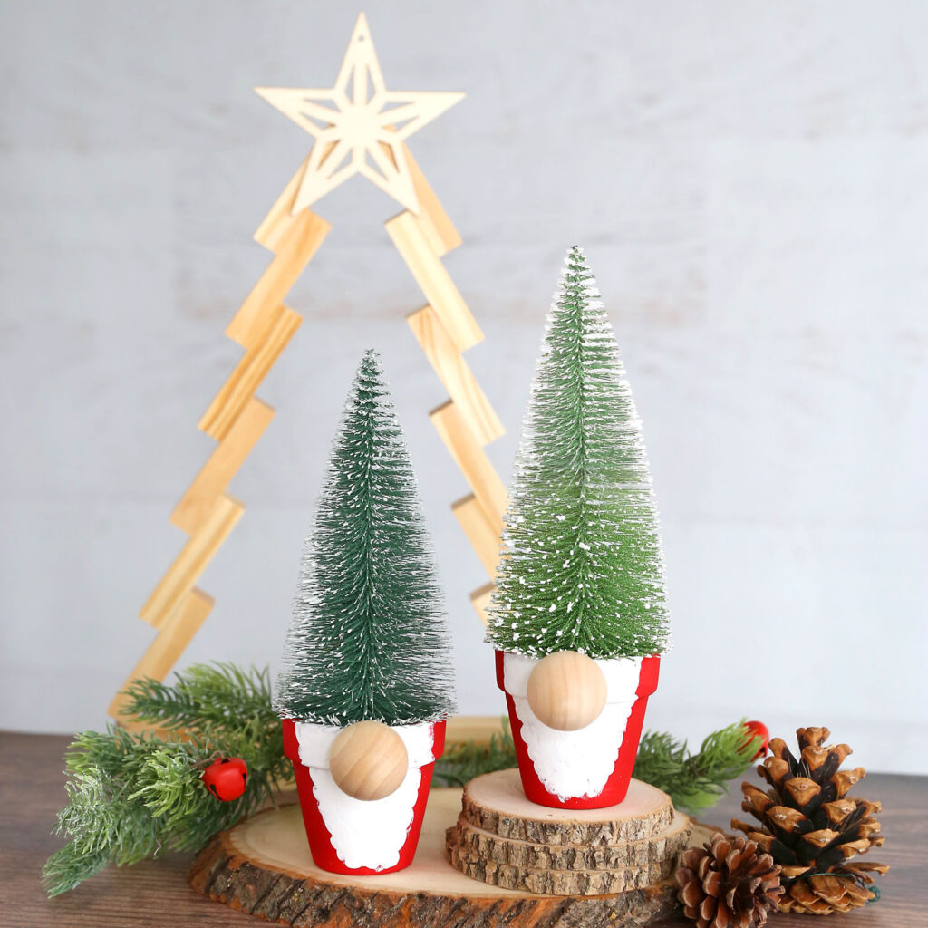 Mini Christmas Tree Gnomes - It's Always Autumn