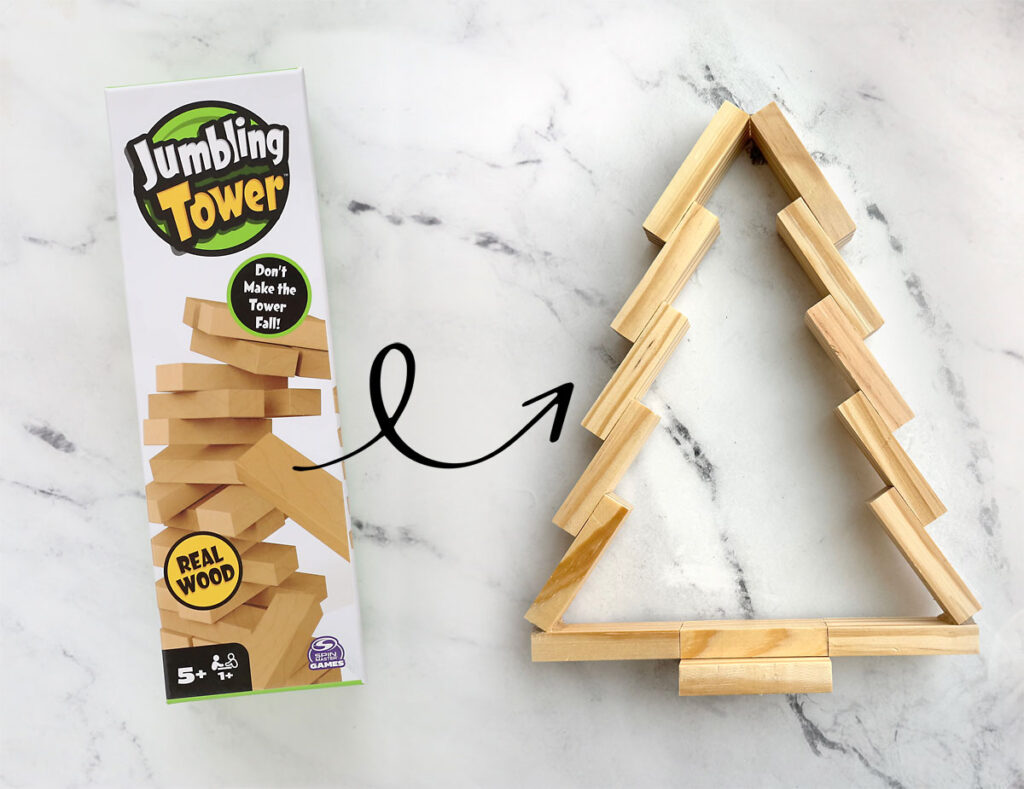 Jumbling Tower Blocks Christmas Trees - It's Always Autumn