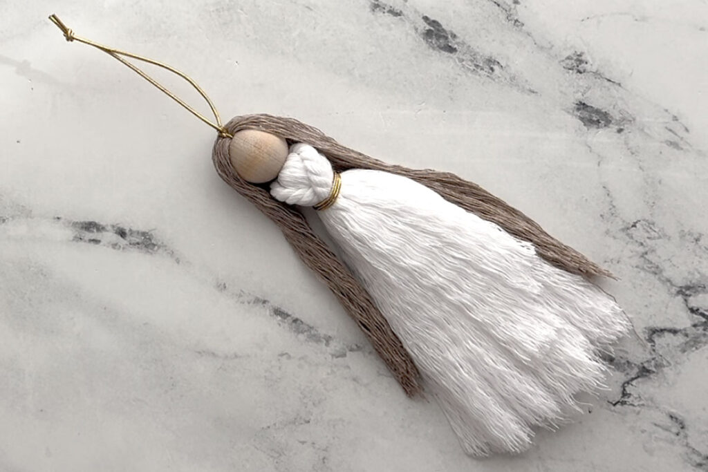 Easy Macrame Angel Ornament - It's Always Autumn