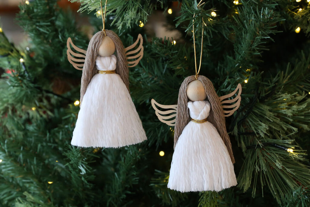 Easy Macrame Angel Ornament - It's Always Autumn