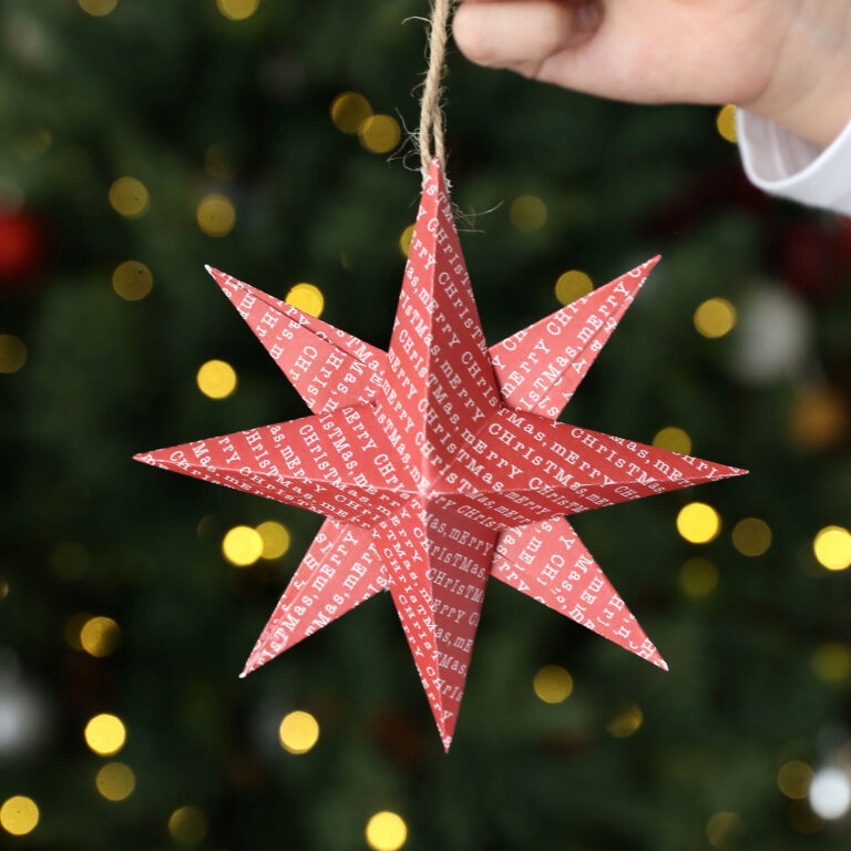 3D Paper Stars {Christmas Ornaments} - It's Always Autumn
