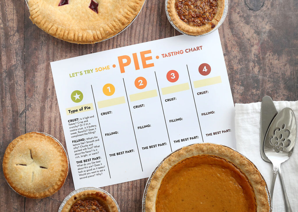 Thanksgiving Pie Tasting Party - It's Always Autumn