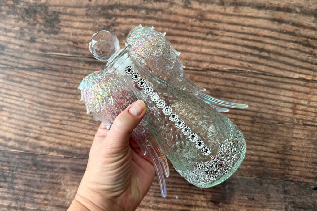 DIY Glass Bottle Angel - It's Always Autumn