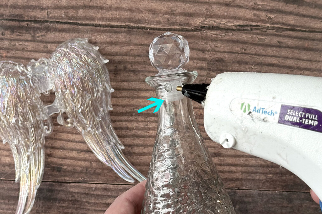 DIY Glass Bottle Angel - It's Always Autumn