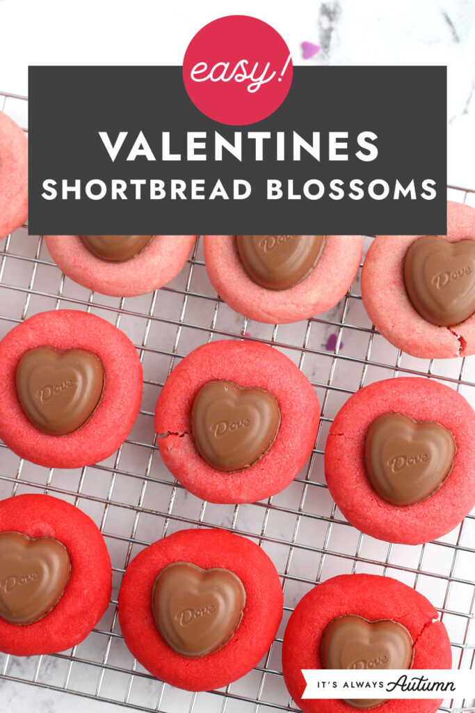 Valentine's Shortbread Blossoms - It's Always Autumn