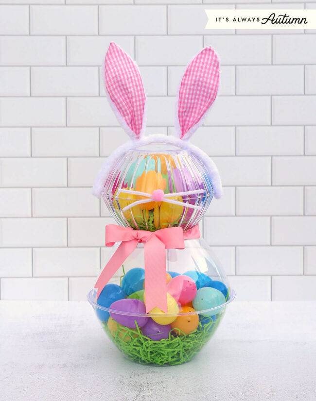 DIY Bunny Easter Basket - It's Always Autumn