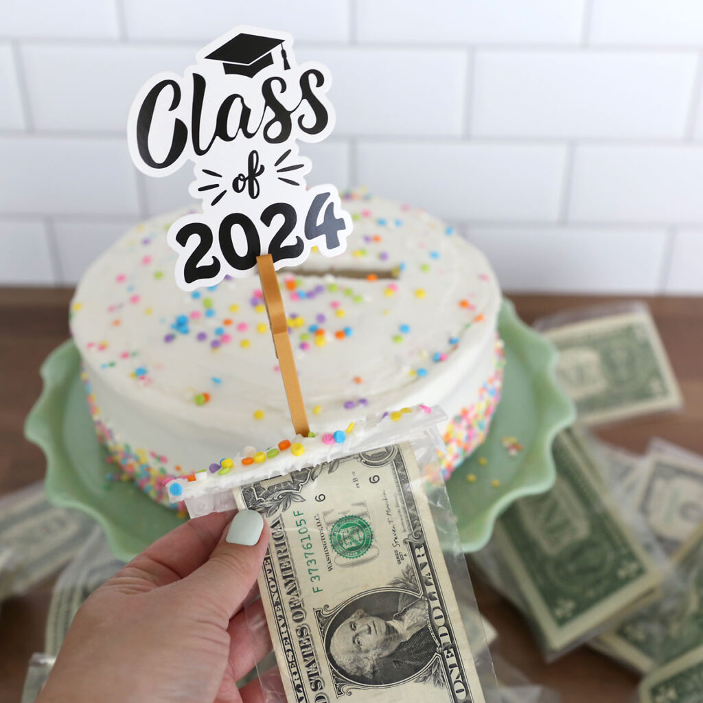 How to Make a Hidden Money Cake - It's Always Autumn