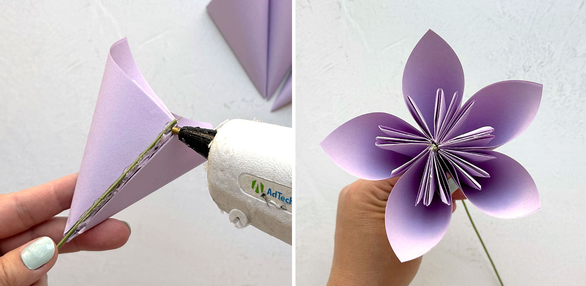 Easy Origami Flowers Tutorial - It's Always Autumn