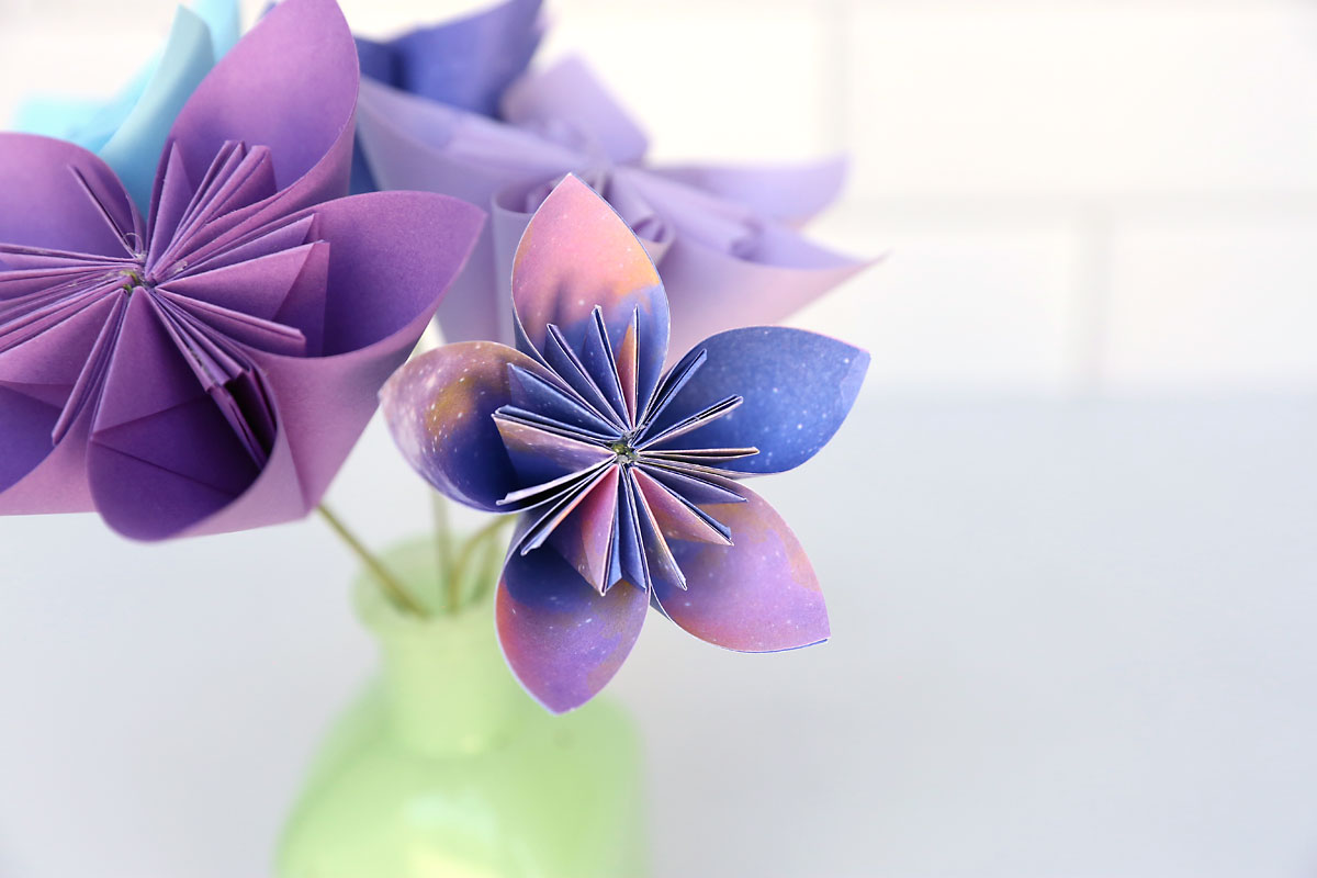 Origami Flower Kusudama Instructions