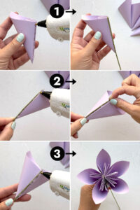 Easy Origami Flowers Tutorial - It's Always Autumn