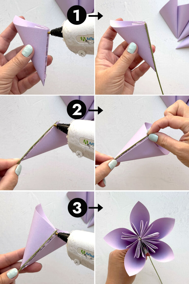 Easy Origami Flowers Tutorial - It's Always Autumn
